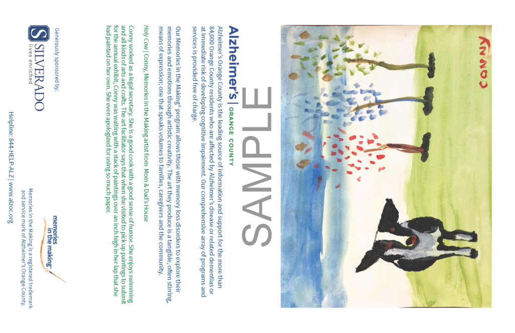 Greeting Cards - MIM 2021 - Alzheimer's Orange County