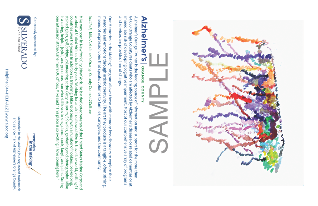 Greeting Cards - MIM 2021 - Alzheimer's Orange County